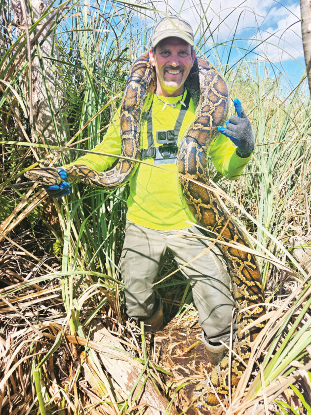 Soon to be seen on TV: Local python hunter to be in Swamp People TV ...
